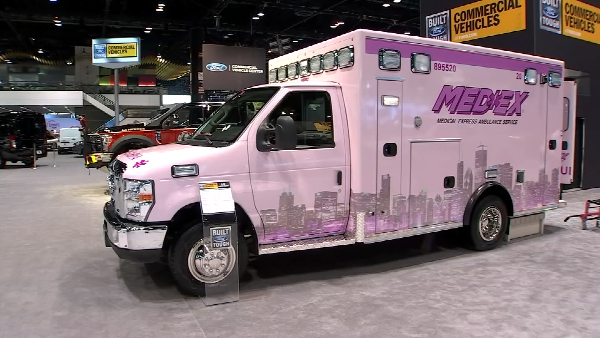 Pink ambulance designed for women EMTs