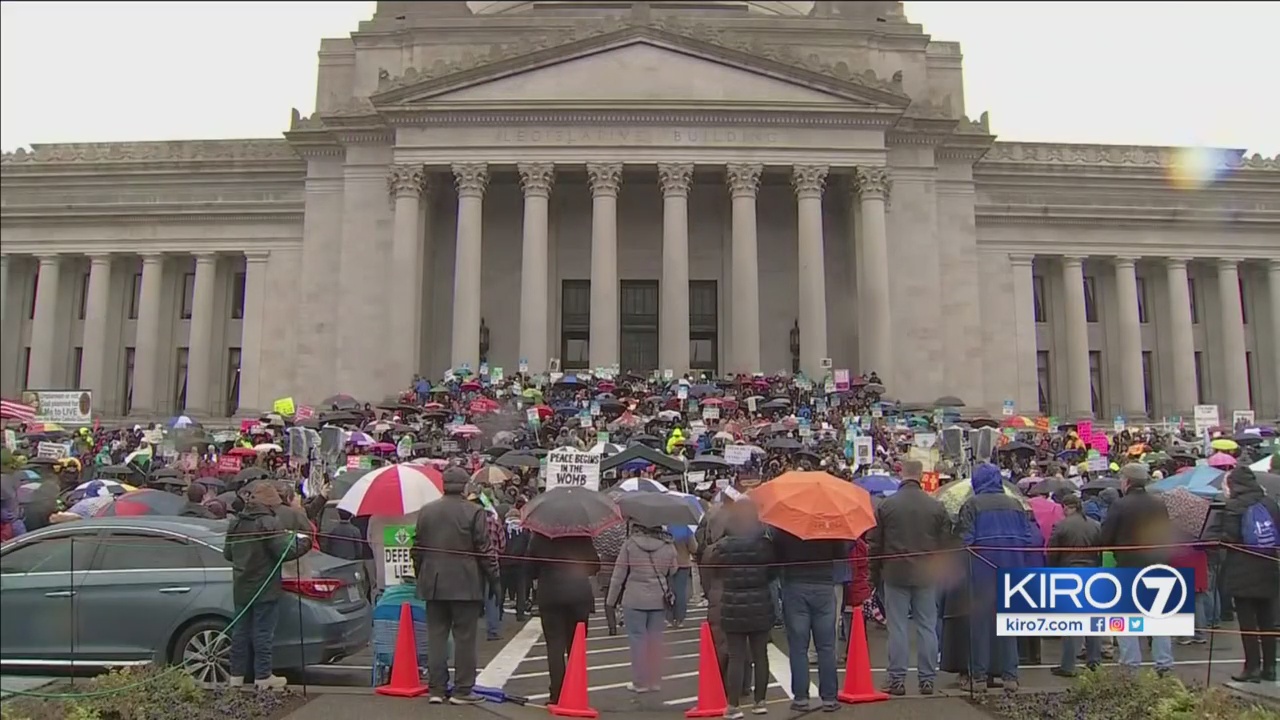 Thousands of pro-life supporters rally at Capitol