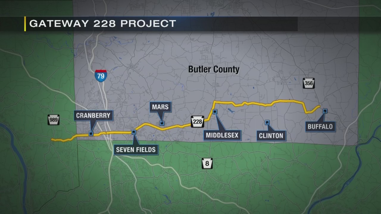 $20 million grant awarded for Route 228 upgrade project – WPXI