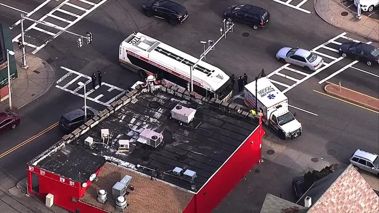 4 injured after multi-vehicle crash, pedestrian hit by MBTA bus ...
