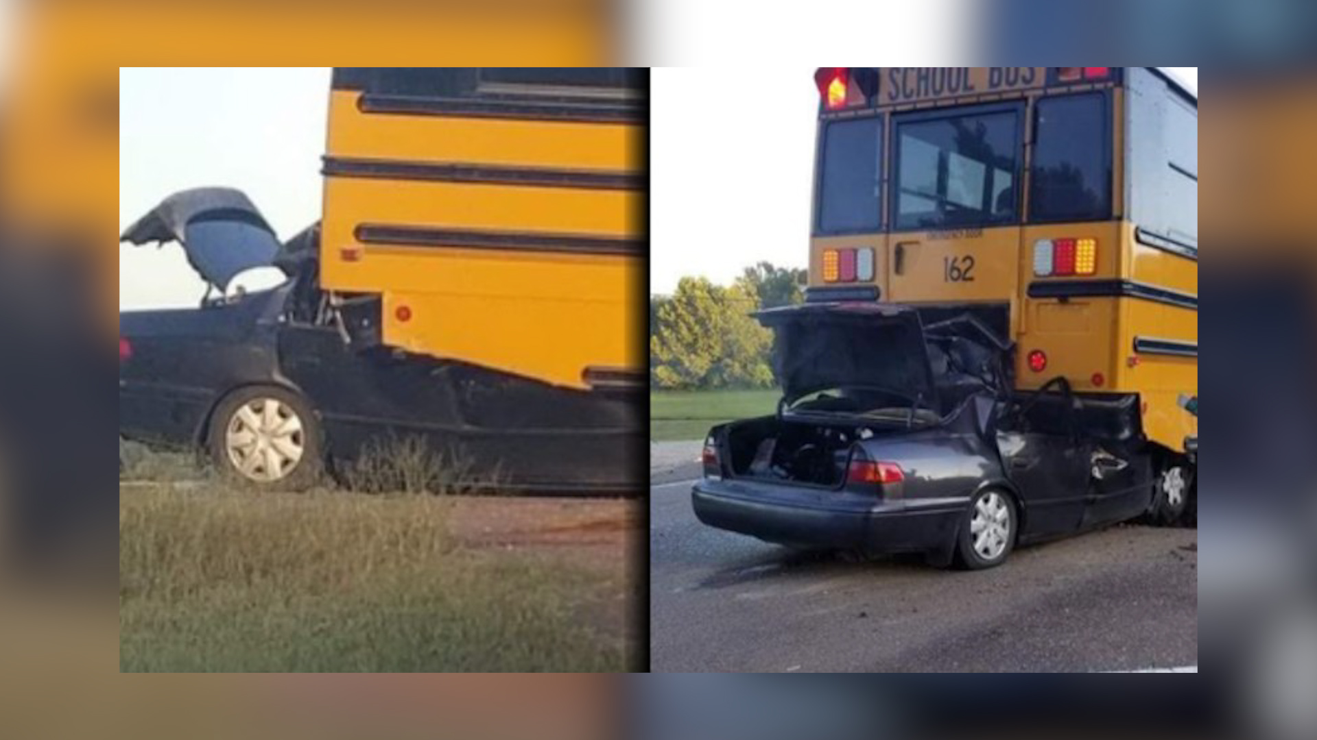 Teen 17 Killed After Crashing Car Into Back Of School Bus