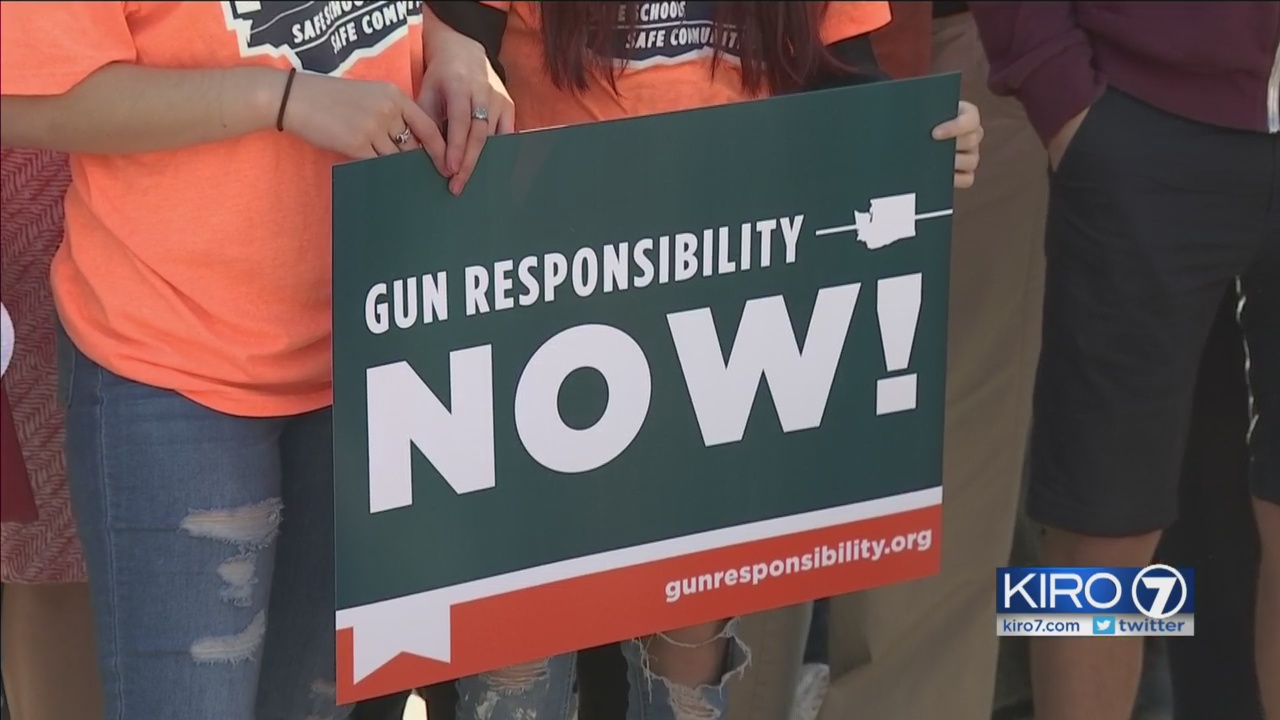Gun control initiative campaign kicks off in Seattle – KIRO 7 News Seattle