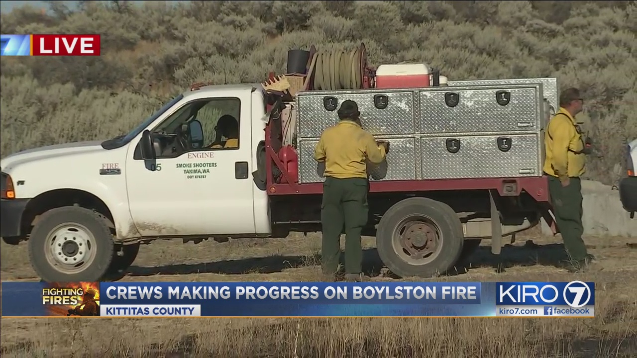 Boylston Fire 80 percent contained; one home destroyed – KIRO 7 News ...