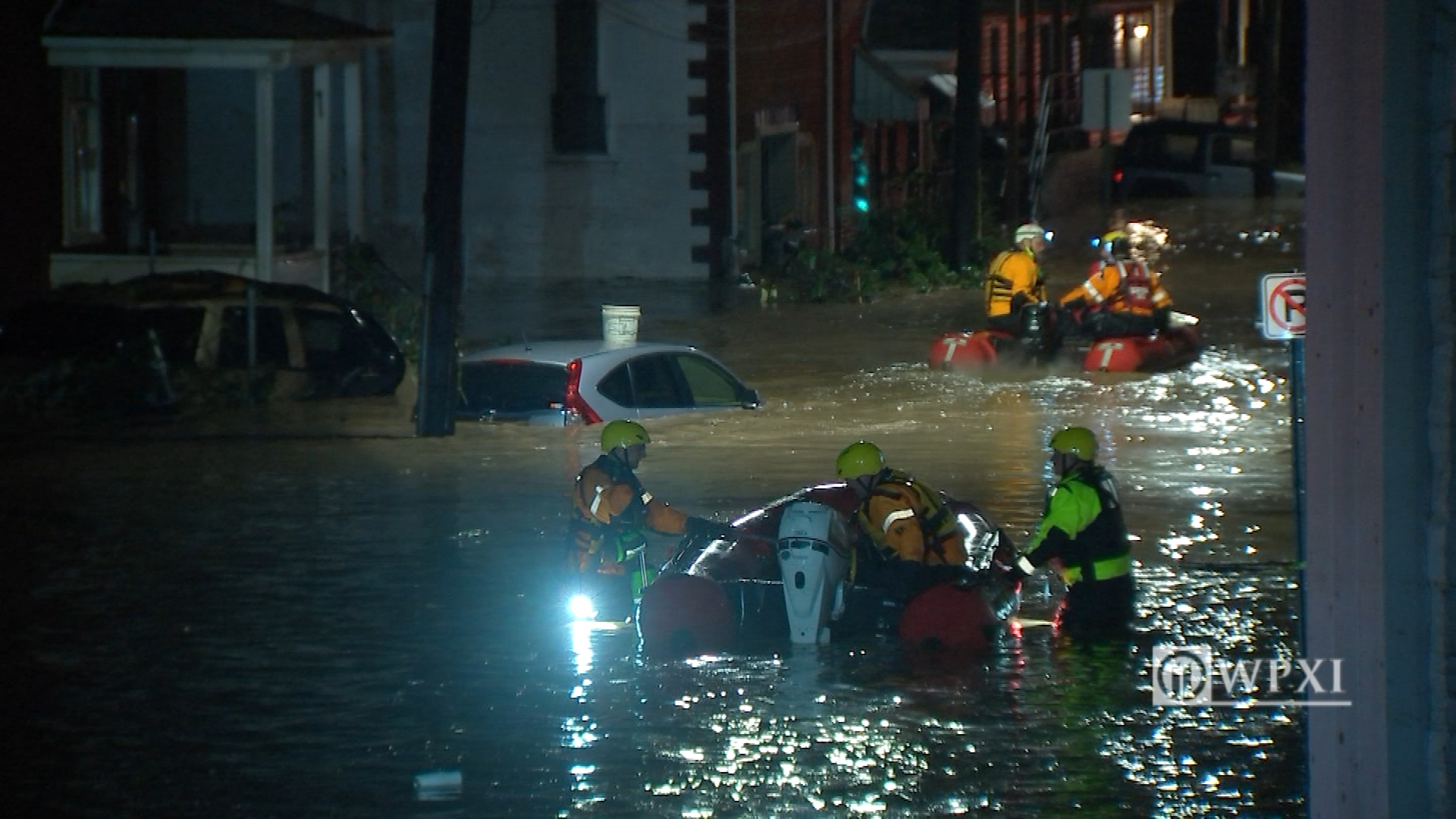 Flash flooding leads to dozens of water rescues