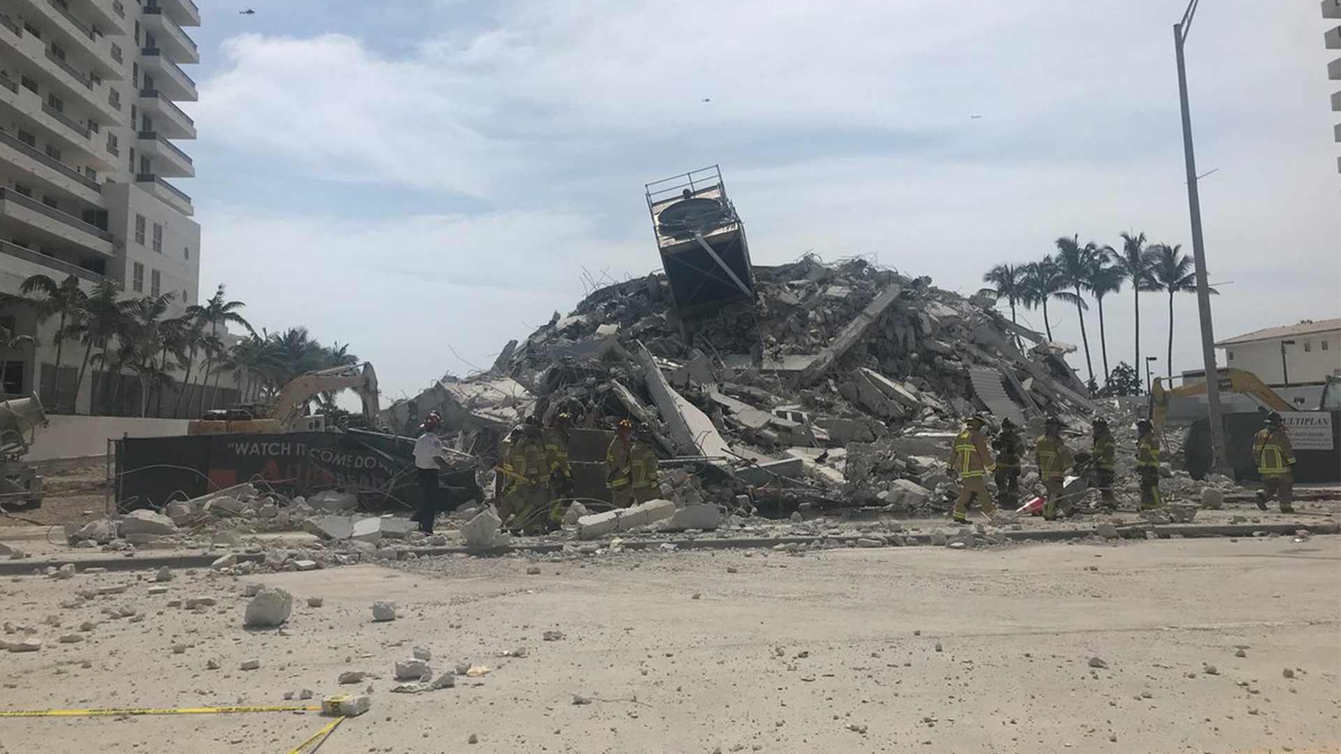 Building demolition in Miami Beach critically injures construction worker