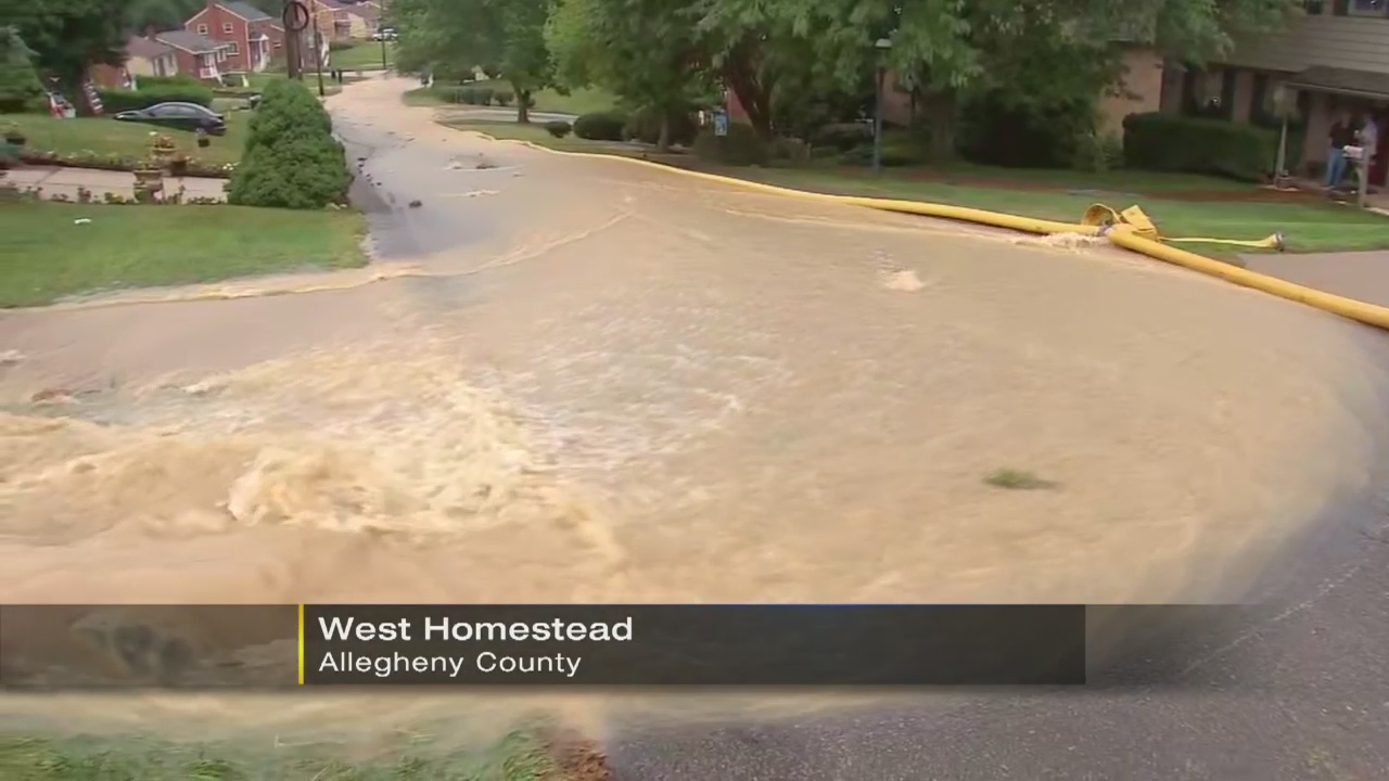 Homes flooded after water main break in West Homestead – WPXI