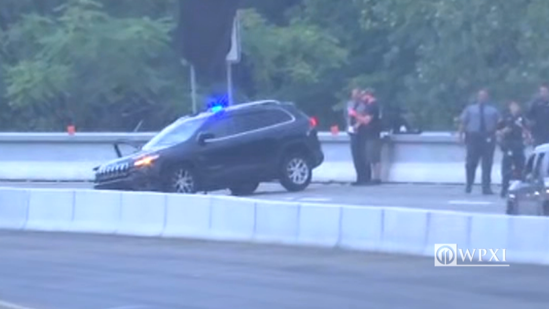 Person thrown from vehicle during crash on Parkway North