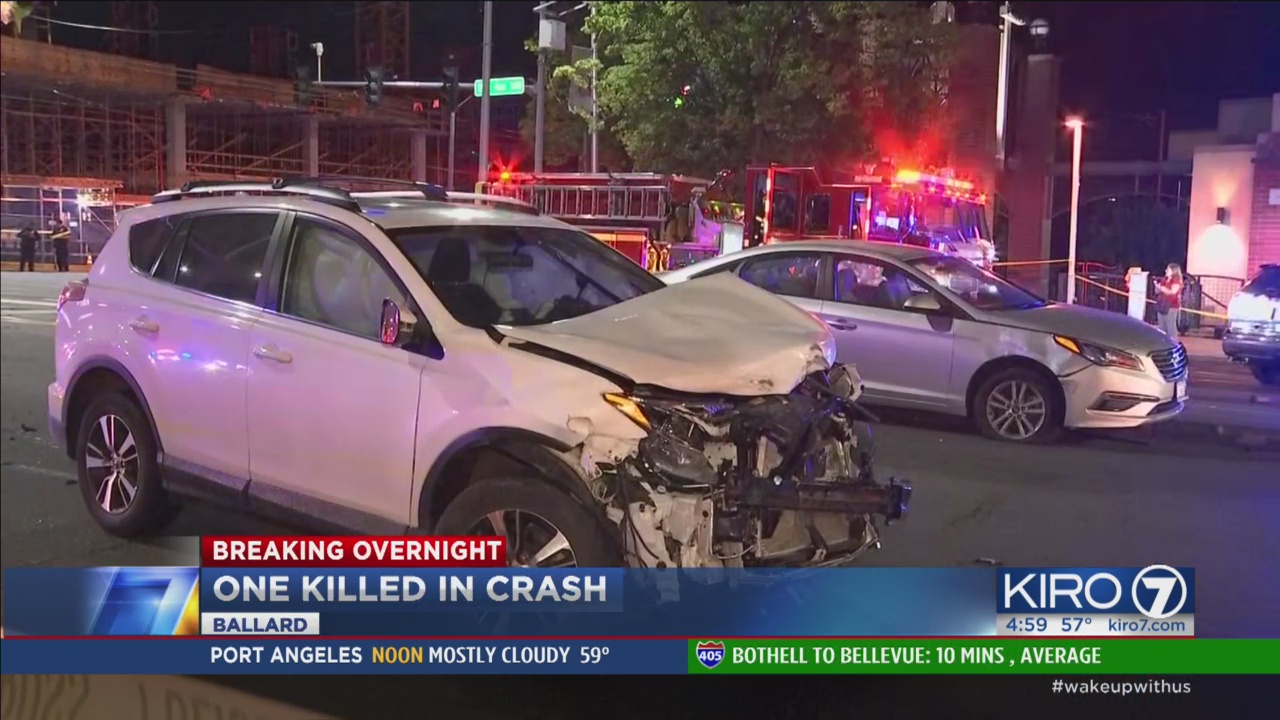 Fatal crash closes major intersection in Ballard for hours – KIRO 7 ...