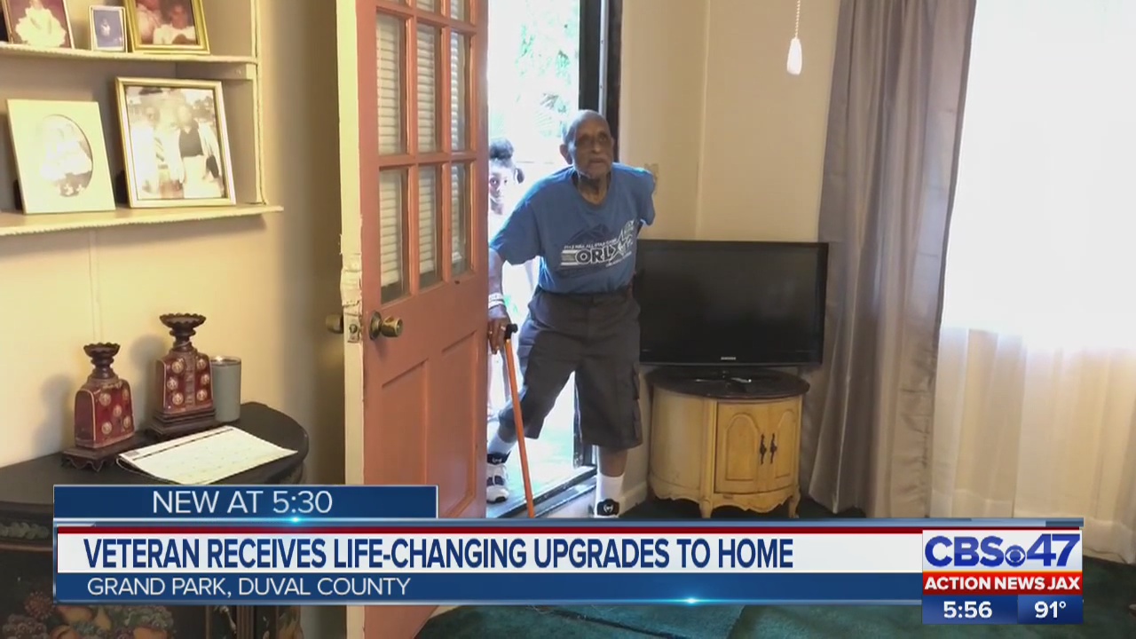 Veteran, victim of contractor fraud, gets newly renovated home