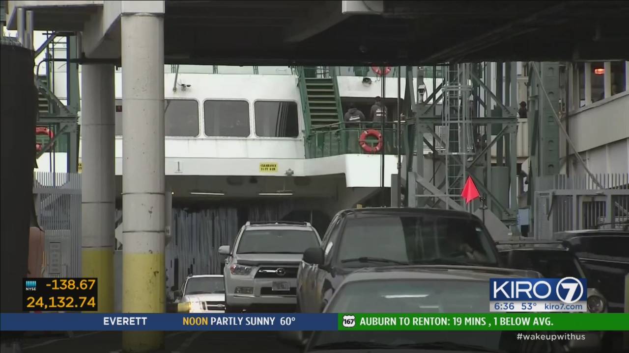 New entrance for drive-on ferry riders at Colman Dock
