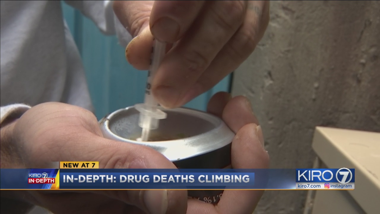 Drug-related deaths continue to increase in King County, report says ...