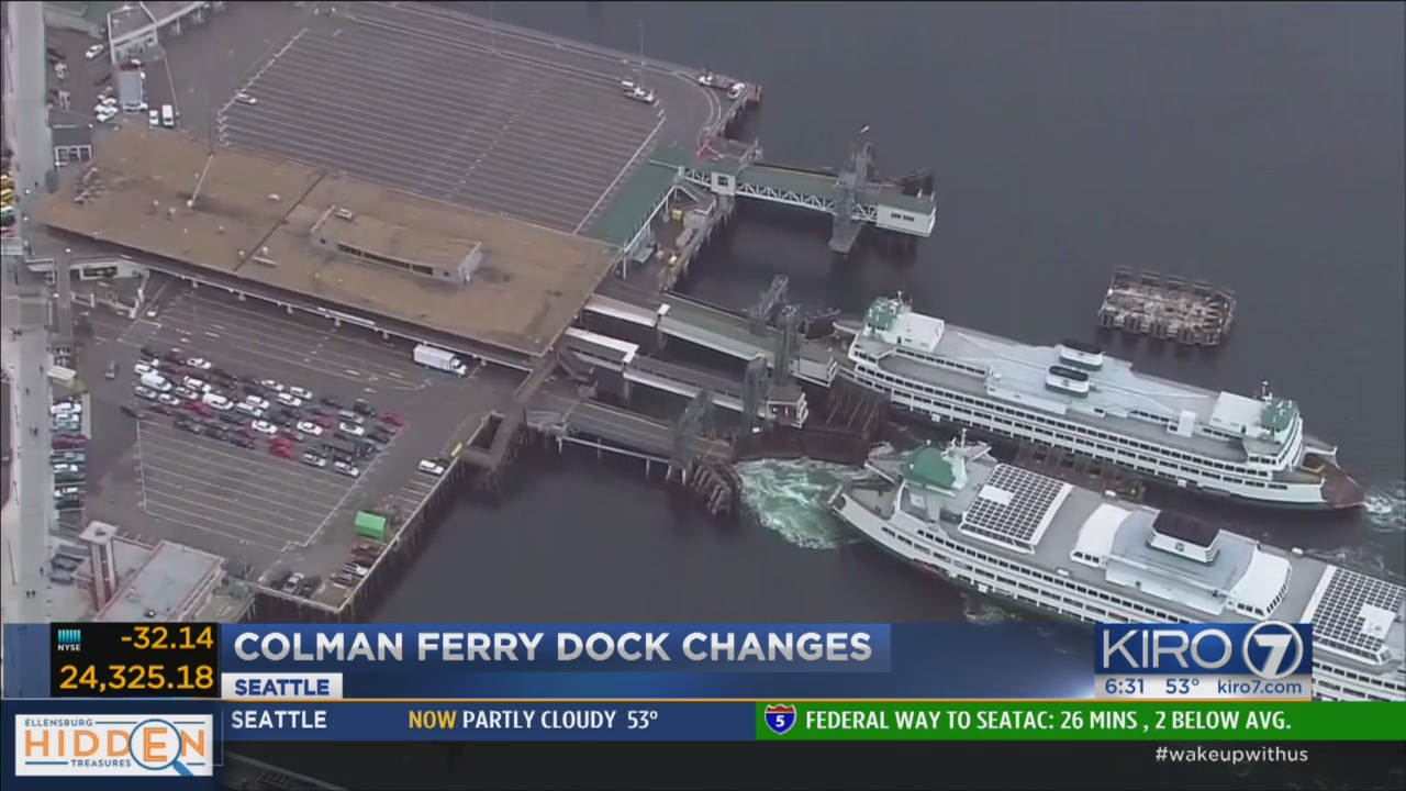 Ferry riders see more changes at Colman Dock