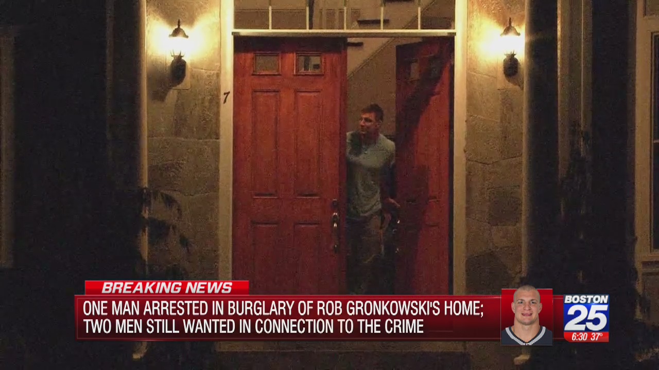 1 arrested, 2 sought in burglary at Rob Gronkowski's home