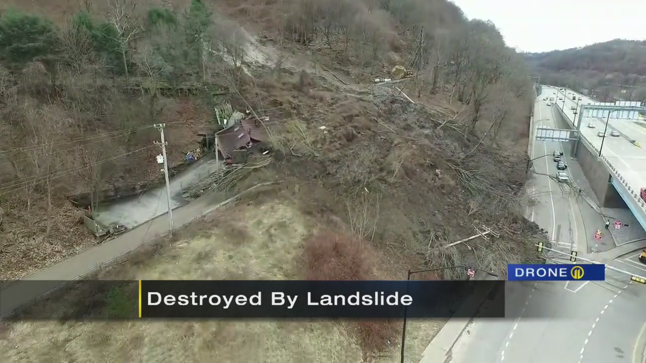 West End landslide that destroyed home disrupting traffic, businesses