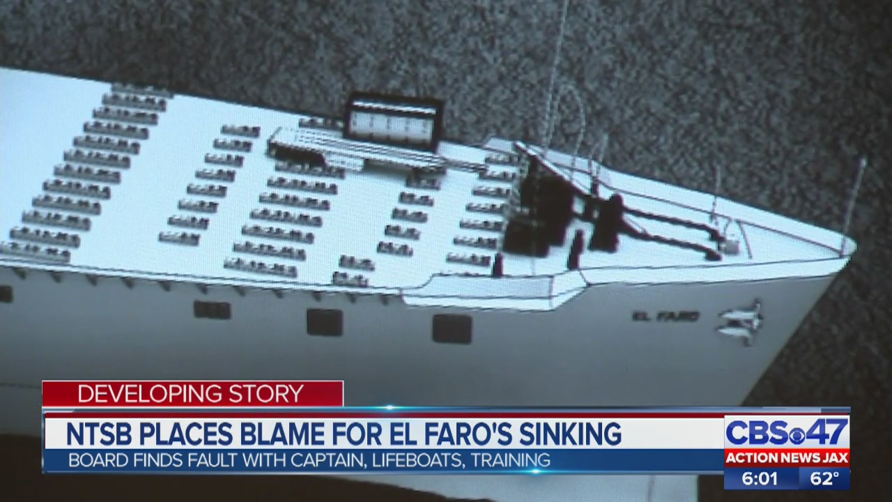 NTSB: El Faro might have survived had watertight integrities maintained ...