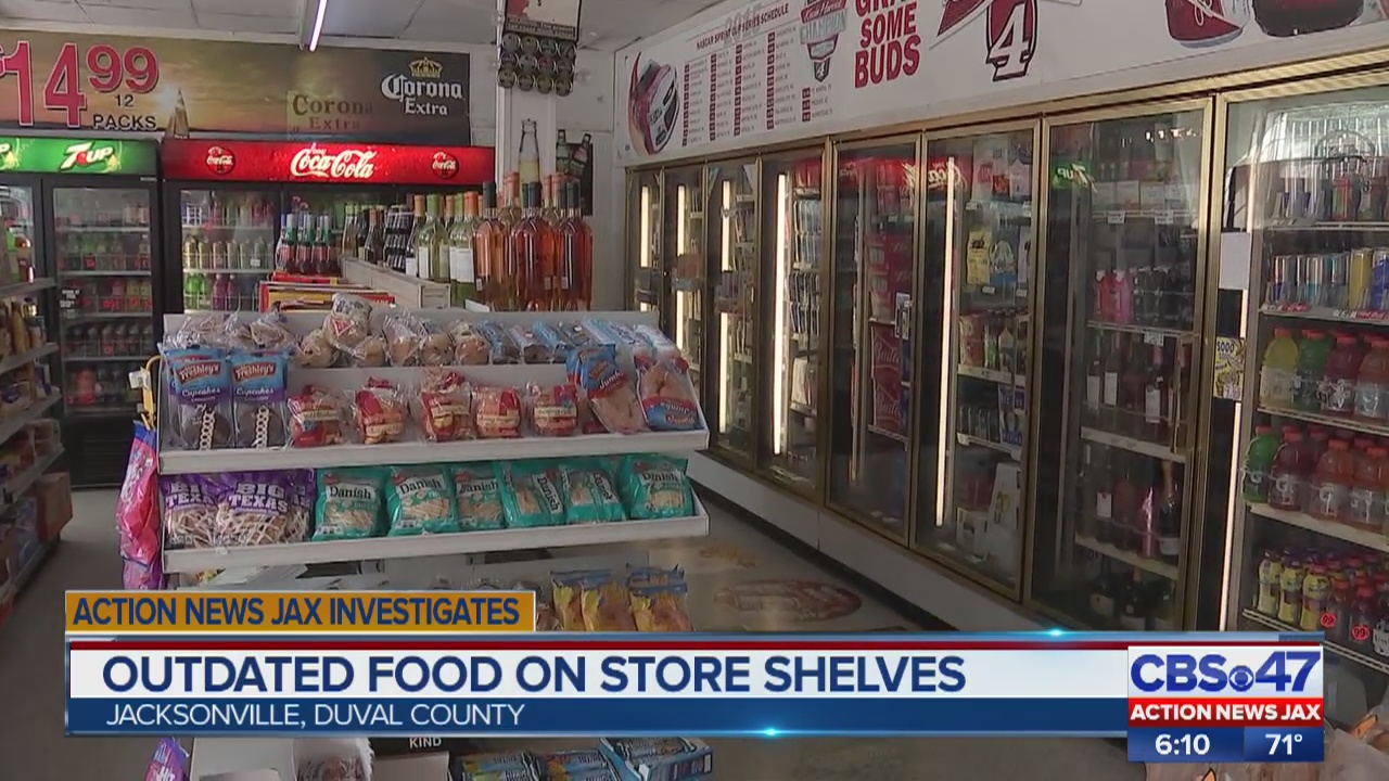 Outdated food being sold at Jacksonville convenience store