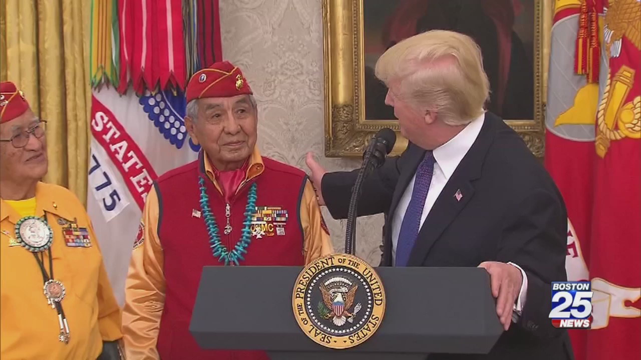 Trump calls Sen. Warren 'Pocahontas' while honoring Native American ...