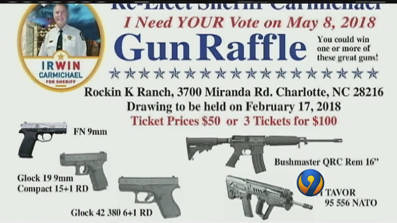Mecklenburg County sheriff holds gun raffle