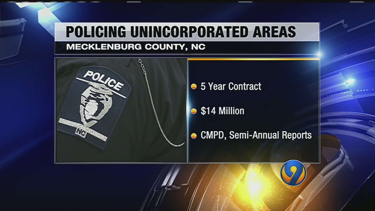 Commissioners agree to have CMPD patrol unincorporated areas