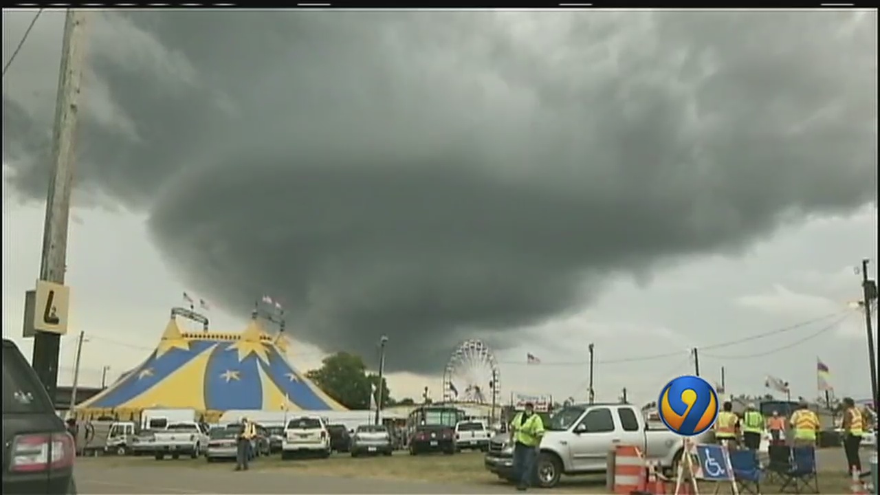 Fairgoers report seeing large funnel cloud in Cleveland County – WSOC TV