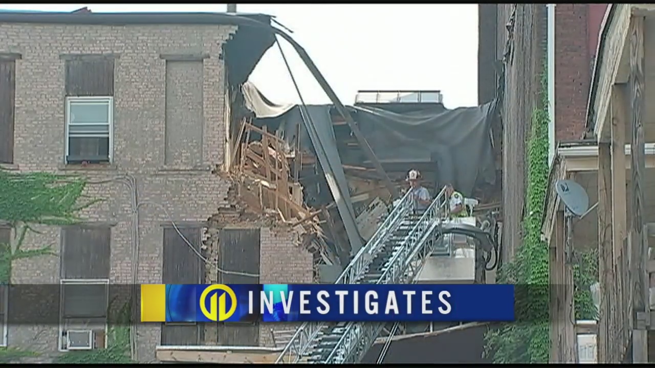 Owner of collapsed building blames neighbor's water problems for ...