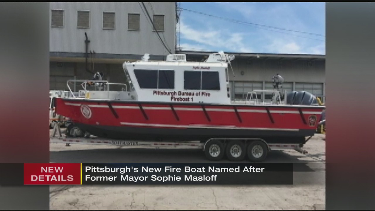 Pittsburgh's new fireboat named for late Mayor Sophie Masloff – WPXI