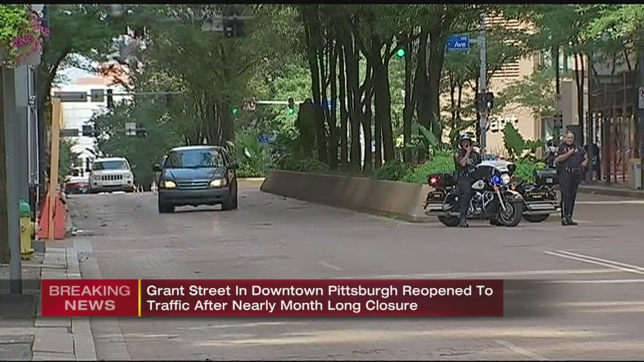 Grant Street reopens after nearly 3-week closure – WPXI