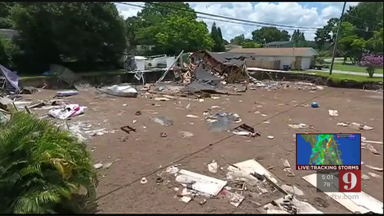 Pasco County officials test water in area where sinkhole swallowed ...