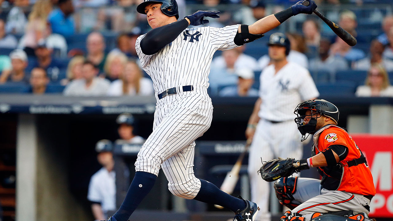 Yankees' rookie Aaron Judge cracks tooth during celebration – WPXI