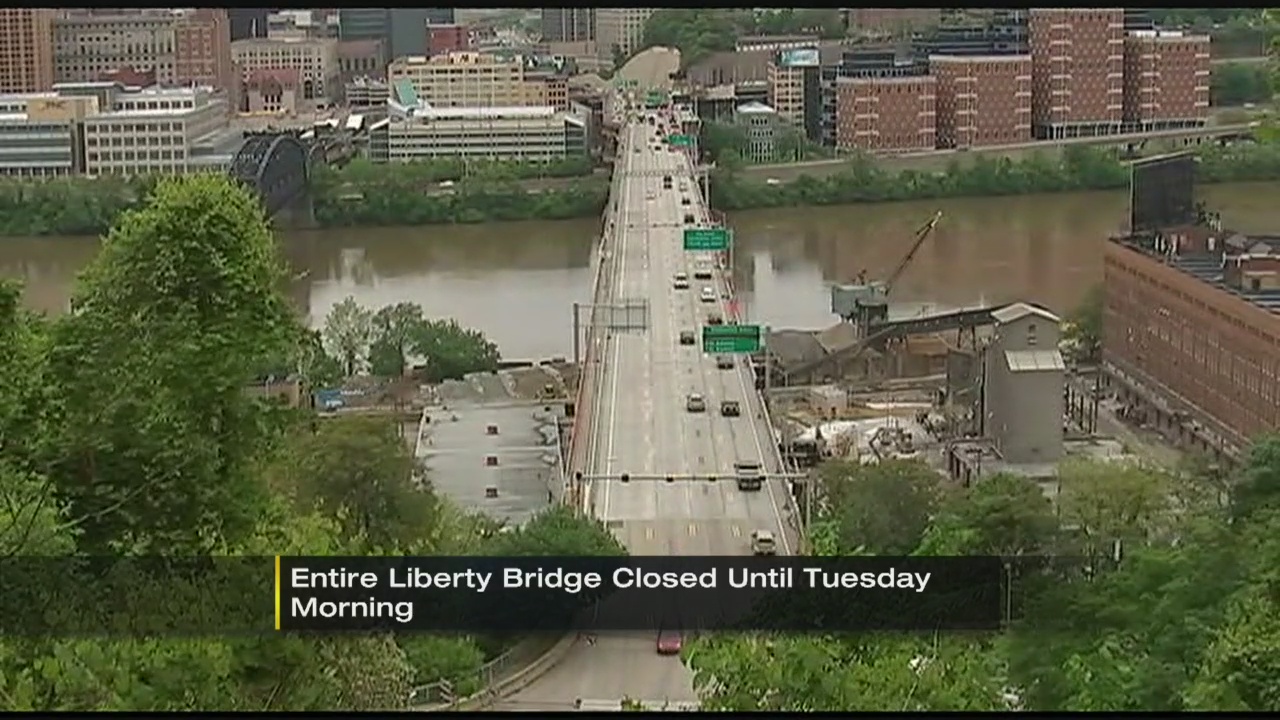 Liberty Bridge closed for Memorial Day weekend – WPXI