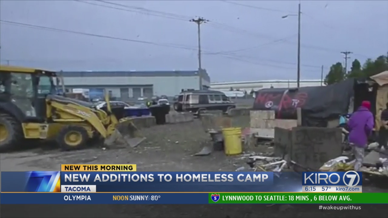 Instead of tearing homeless camps down, Tacoma city officials build them up