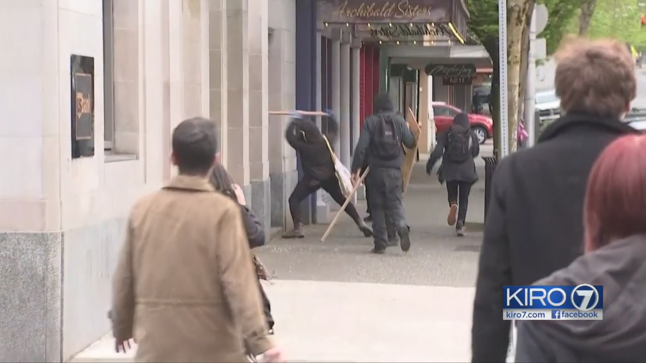 State senator wants to un-mask protesters – KIRO 7 News Seattle