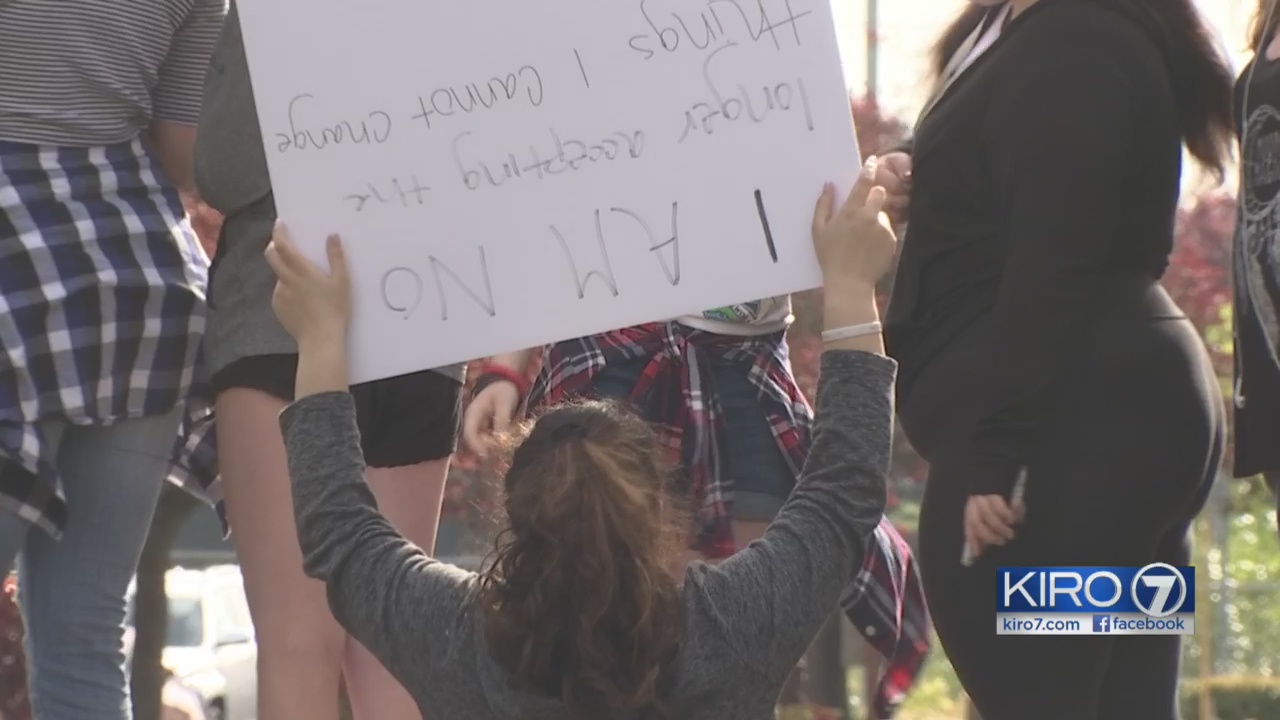 High school students protest what they call ‘sexist' dress code – KIRO ...