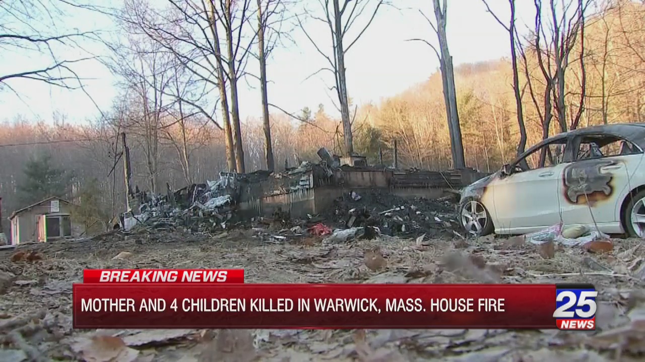 Mother, 4 children killed in western Massachusetts fire