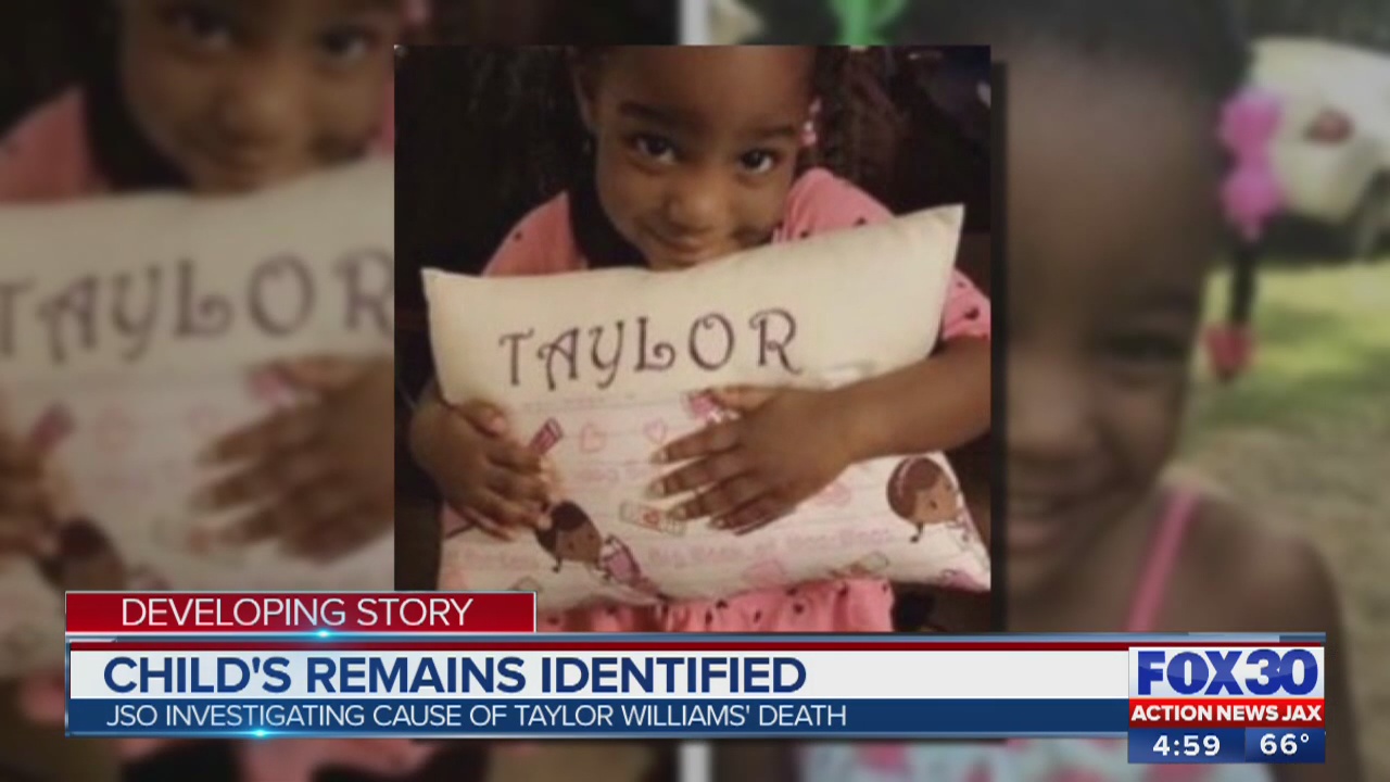 TAYLOR WILLIAMS CASE: Sheriff's Office confirms remains found in ...