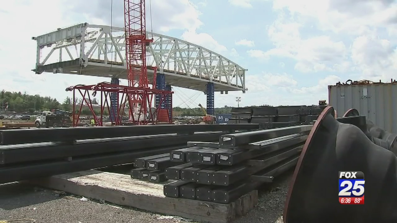 New span being installed for Fore River Bridge – Boston 25 News