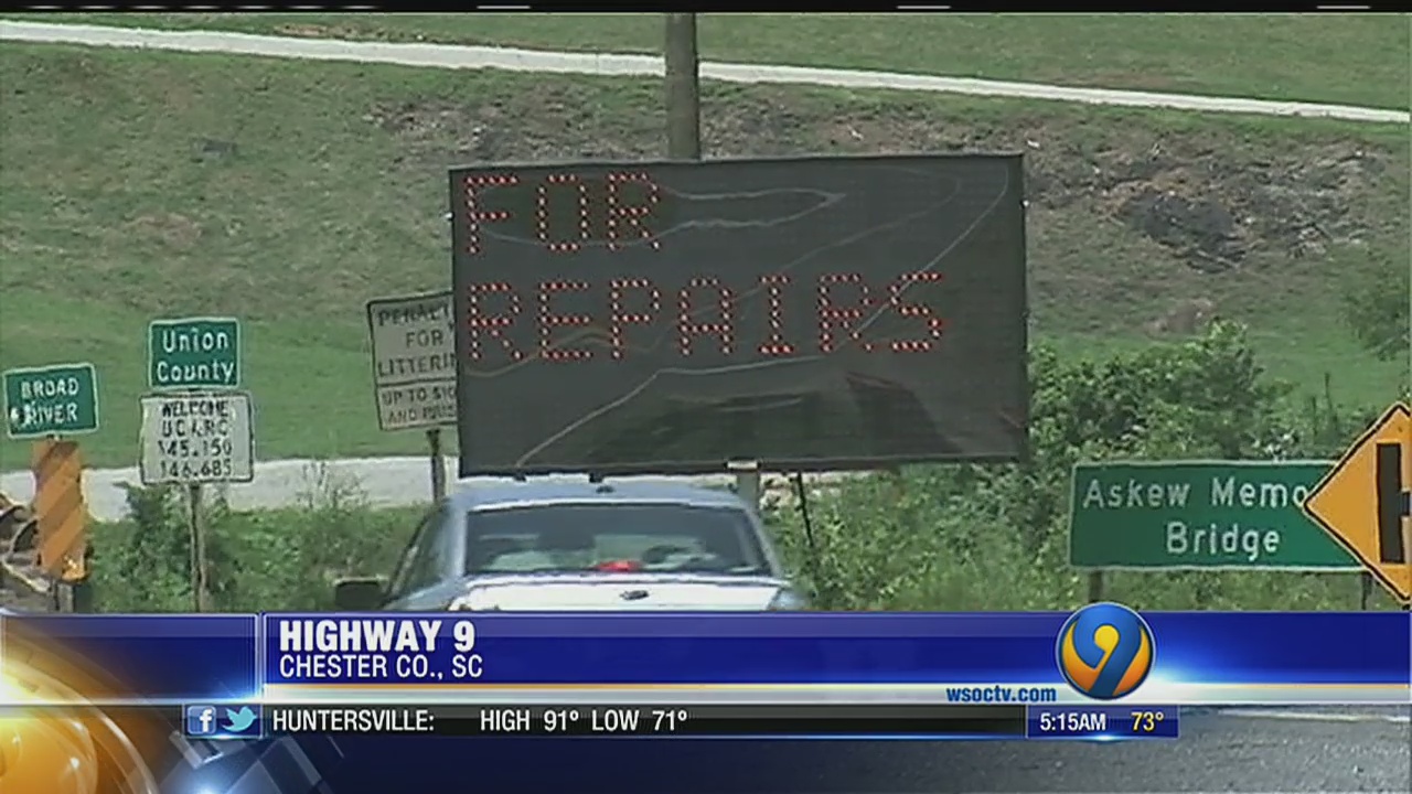 SC Highway 9 bridge construction to cause 35-mile detour