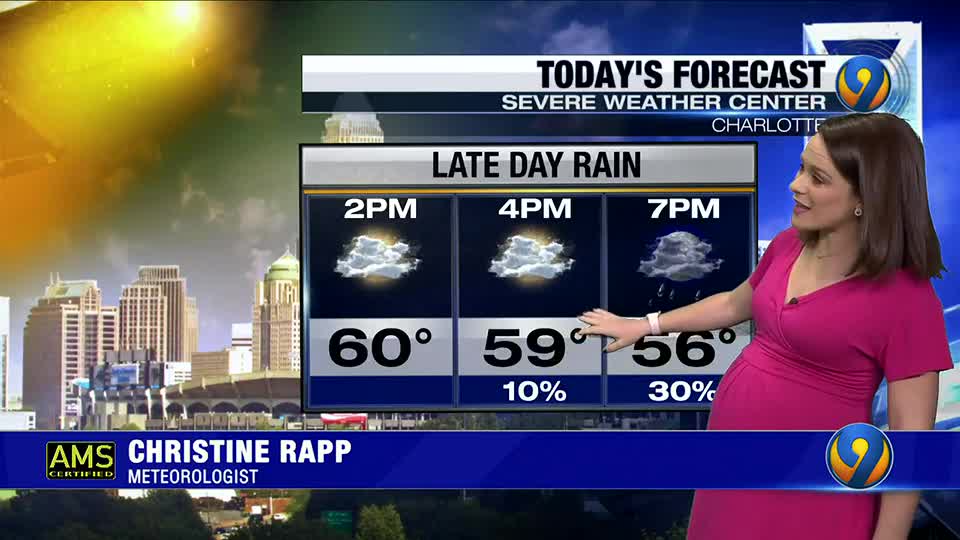 Sunday morning forecast update from Meteorologist Christine Rapp – WSOC TV