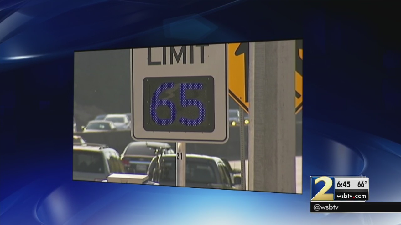 GDOT upgrading variable speed limit signs on I-285 – WSB-TV Channel 2 ...