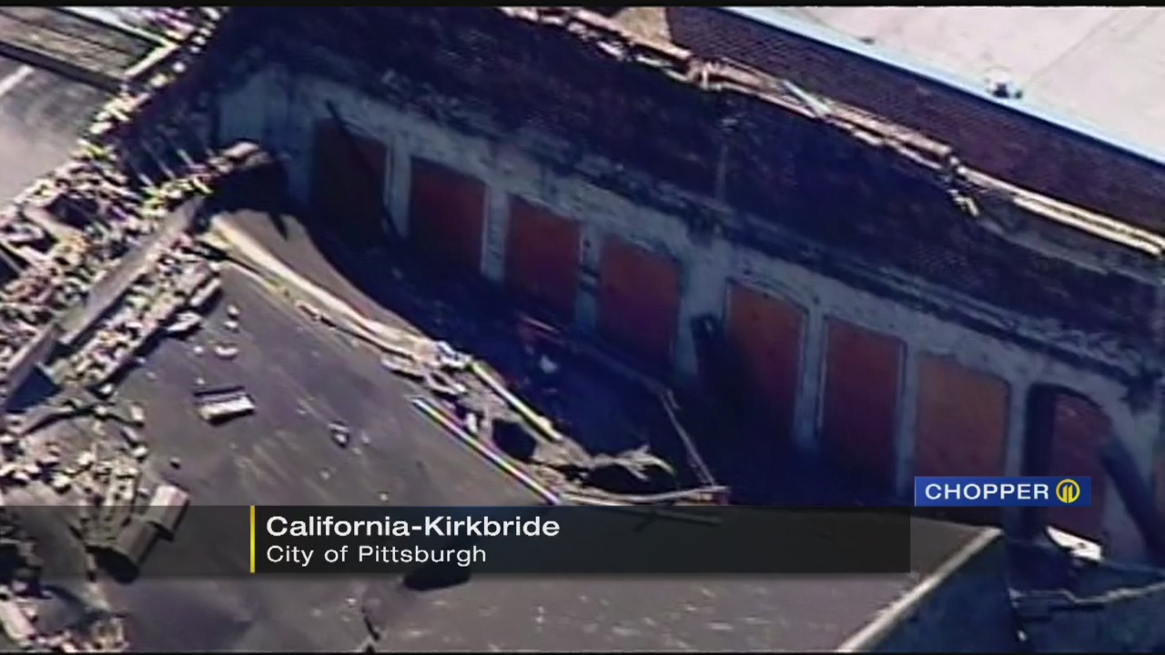 Roof collapses at building in Pittsburgh's North Side