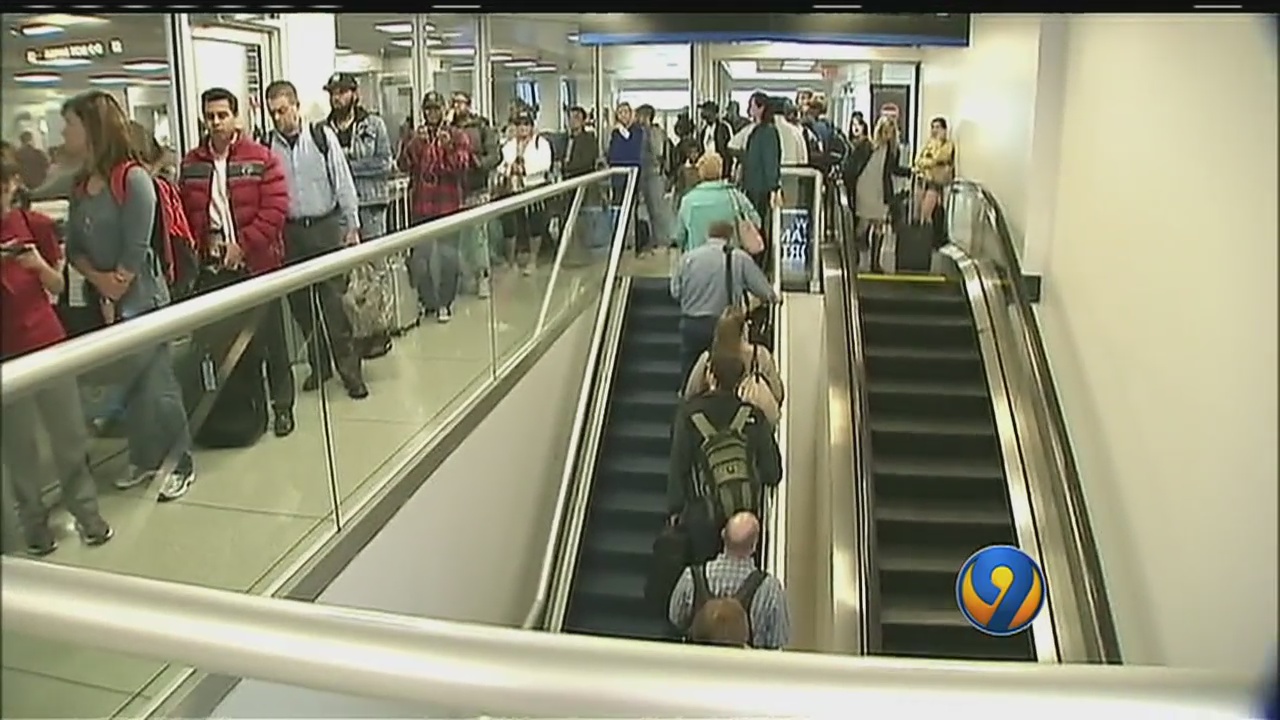 TSA checkpoints backed up at Charlotte airport during Spring Break ...