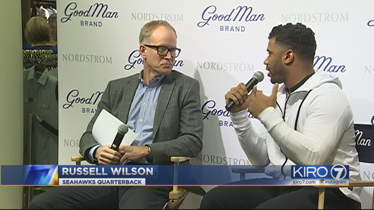 Russell Wilson launches new clothing line – KIRO 7 News Seattle
