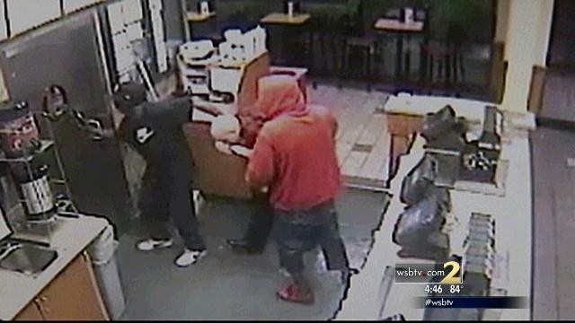 Surveillance video catches violent Chick-fil-A robbery – WSB-TV Channel ...
