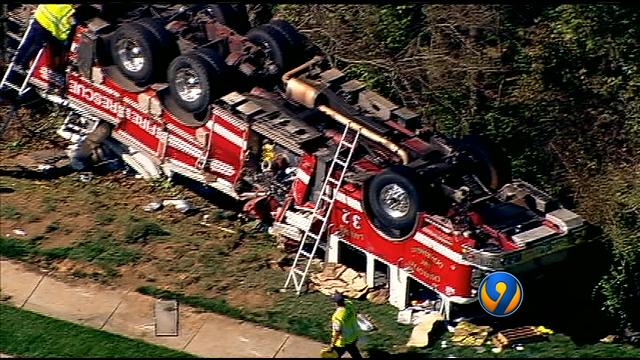 CFD: Speed caused fire truck crash – WSOC TV