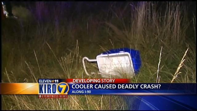 Driver swerves to avoid cooler on I-90; killed in crash – KIRO 7 News ...