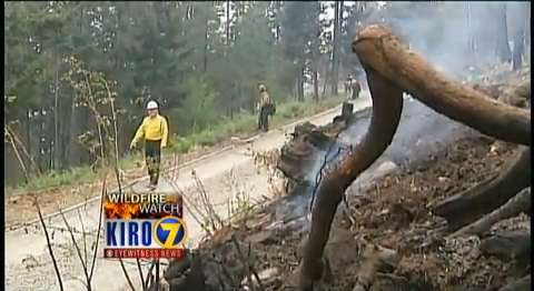 Taylor Bridge Fire 90% contained – KIRO 7 News Seattle