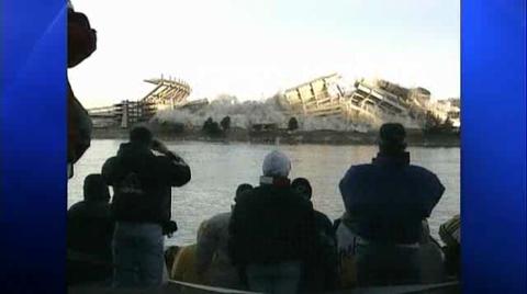 Three Rivers Stadium implosion took place 17 years ago